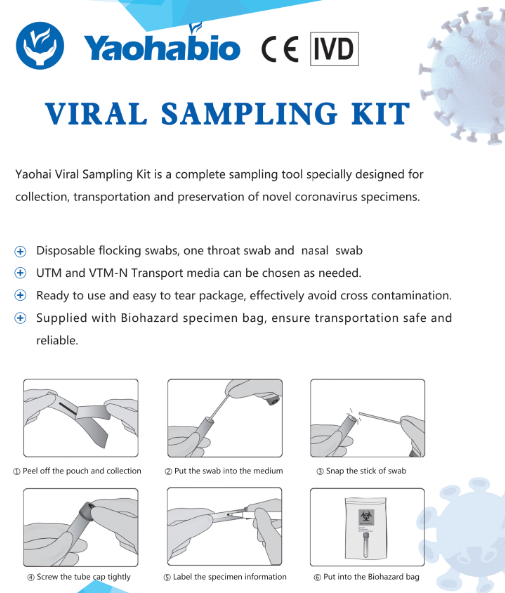 Disposable UTM Viral Transports Kit-Shenzhen Wismed Technology CO.,LTD